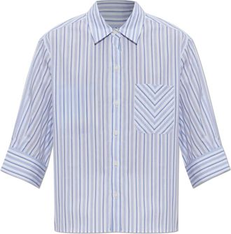 Rag & Bone Femme, Blouses et Chemises, Bleu, Taille: 40 FR Chemise &agrave; rayures
