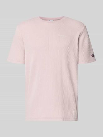 Champion T-Shirt mit Strukturmuster und Label-Stitchings