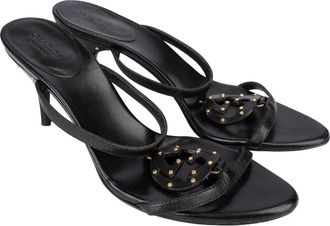 Gucci Crossbody Bags - Gucci Black Leather GG Sandals (36) - Gr. unisize - in Bunt - f&uuml;r Damen