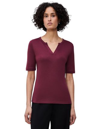 Street One Basic Shirt Truffle red 40