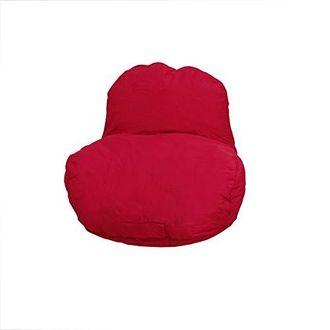 Lifetime Garden 871125241658 Sitzsack Chaises Longues, Polyester, rot, 81 x 78 x 73 cm