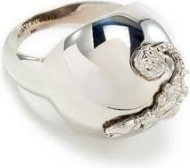 Alan Crocetti Bague Carapace Knuckle Scorpion en argent