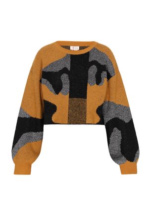 Izia Zur Seite fahren Damen Kamel Schwarz