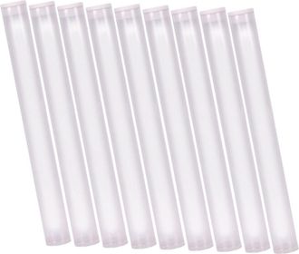 DOITOOL 9 St&uuml;ck Teiliges Acryl r&auml;ucherst&auml;bchen aufbewahrungsset mit Abnehmbarem Deckel Leicht und Tragbar Glatte Oberfl&auml;che f&uuml;r Sichere Lagerung von R&auml;ucherst