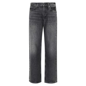 Rag & Bone Saige Relaxed Gerades Jeans - - Jeans - Damen - Schwarzk - W26