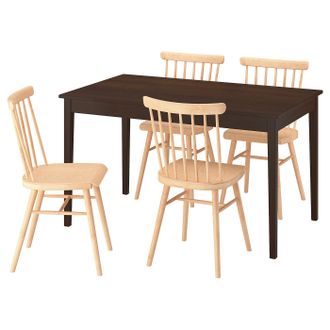 IKEA N&Auml;SINGE / H&Ouml;GVED Tisch und 4 St&uuml;hle
