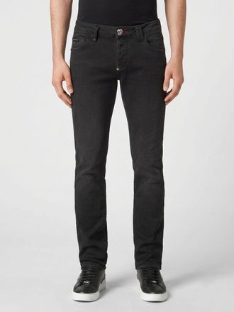 Philipp Plein Five-Pocket-Skinny-Fit-Jeans aus Stretch-Denim