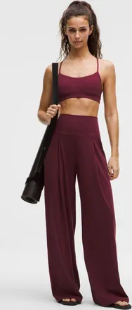 lululemon Pantalon Align Palazzo Standard pour Femmes - Burgundy - Taille 10