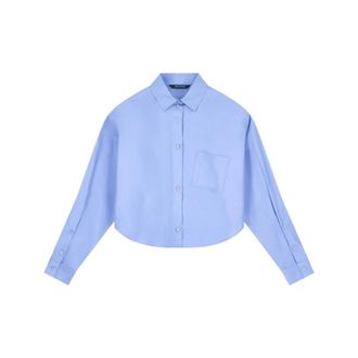 A|X Armani Exchange Regular Fit Popeline Hemd - - Blouses & Shirts - Damen - Blau - S