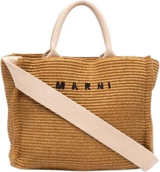 Marni Pre-owned Raffia Tote Bag - - Pre-owned - Damen - Beige - ONE SIZE