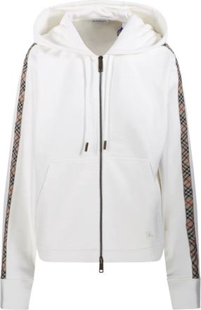 Burberry Femme, Sweatshirts et sweats &agrave; capuche, Blanc, Taille: 40 FR Harper Sweat &agrave; capuche SweaT-shirt