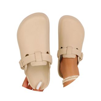 Minetom Gartenclogs Damen Clogs Gummi Gartenschuhe Leicht Gummischuhe Sommer Pantoletten Berufsschuhe Geschlossen Hausschuhe A Aprikose 40 EU