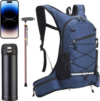 Generico Trinkrucksack, 20 Liter, atmungsaktiv, leicht und wasserdicht, Wanderausr&uuml;stung f&uuml;r Herren, f&uuml;r Outdoor-Sport, Camping, Skifahren, Radfahren in Montan