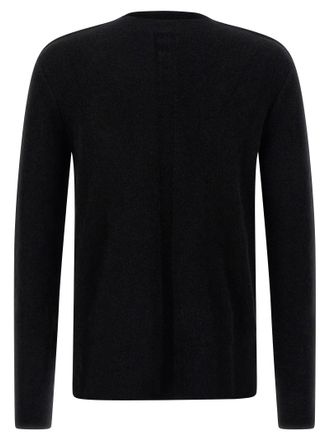 Rick Owens Mens Black Wool Cardigan Clothing