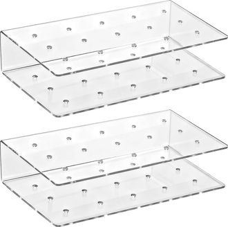 Generic Cake Pop Holder - Doppelschicht-Acrylst&auml;nder Set, Durchsichtiges Desserttisch-Displayregal, Wiederverwendbarer Partydessert-Organizer Mit Stabilem Bas