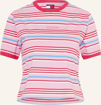 Tommy Jeans Cropped-Shirt pink