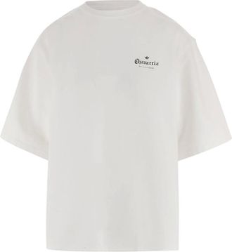 adidas Homme, Sport, Blanc, Taille: XL Willy Chavarria T-shirt en coton avec logo