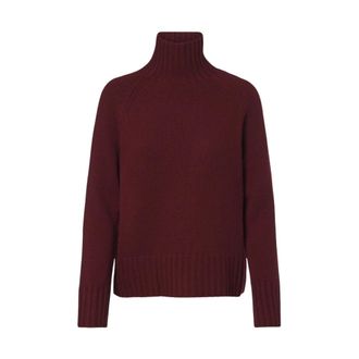 Max Mara Pull Col Roul&eacute; Mantova - Femme - Pulls - Rouge - Taille: 36 FR