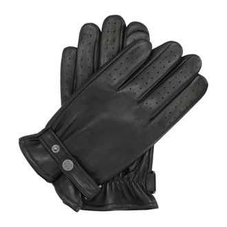 Kazar Lederhandschuhe mit Riemen - - Accessories - Herren - Schwarzk - L