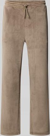 HUGO BOSS Regular Fit Sweathose mit Seitenschlitz