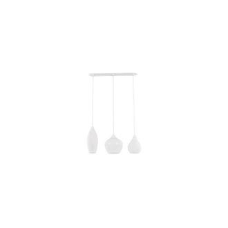 Ideal Lux Ideal Lux - Soft - Suspension &agrave; 3 ampoules au plafond blanc, E14