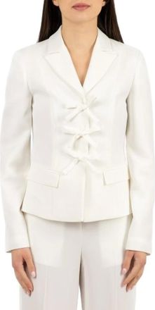 LuckyLu Femme, Vestes, Blanc, Taille: 44 FR Giacca in cady leggero