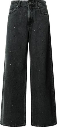 Pepe Jeans London Femme, Jeans, Noir, Taille: W31 Lina Sparkle Wide Jeans
