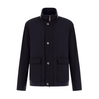 Herno Jacke mit hohem Kragen - - Jackets - Herren - Blau - 4XL