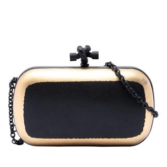 Bottega Veneta Pre-owned Sac bandouli&egrave;re Knot Frame - Femme - Pre-owned - Noir - Taille: ONE Size