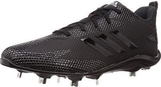 adidas Adizero Stabile Low Chaussures de baseball &agrave; crampons m&eacute;talliques, Core Black, 45 1/3 EU