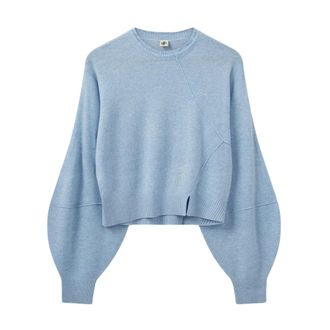 The Garment Luxuri&ouml;ser Como Neck Sweater - - Knitwear - Damen - Blau - 2XS
