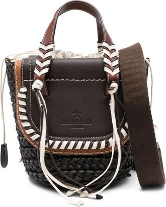Cuba Lab Hobo Bags - Braided Brown Calfskin Shoulder Bag - Gr. unisize - in Braun - f&uuml;r Damen