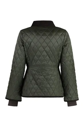 Barbour Womens Quilted Jacket Beadnell Sage Green Sage-Ancient Polyamide Trench & Raincoats Sage/ancient