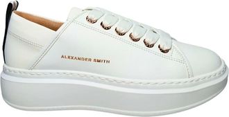 Alexander Smith Femme, Chaussures, Blanc, Taille: 36 EU sneaker Pelle
