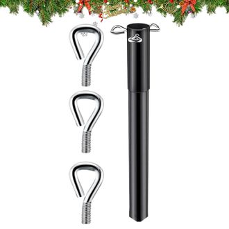 Generico Verl&auml;ngerung f&uuml;r Weihnachtsbaum, Saisonale Dekoration aus Eisen, Basis f&uuml;r Weihnachtsbaum, h&ouml;her, f&uuml;r Innen- und Au&szlig;enbereich, Garten, Balkon, Terrass