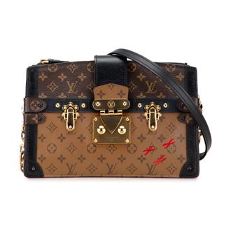 Louis Vuitton Pre-owned Printed Trunk Bag - - Pre-owned - Damen - Braun - ONE SIZE