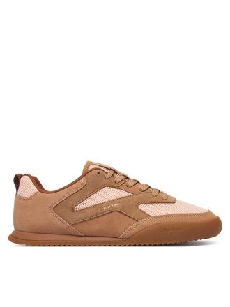 Calvin Klein Sneakers Low Pro Runner Laceup Mesh Sue HW0HW03100 Braun