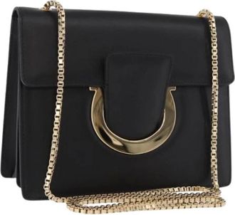 Ferragamo Sac port&eacute; &eacute;paule Pre-owned - Femme - Pre-owned - Noir - Taille: ONE Size
