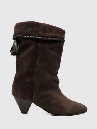 Isabel Marant Dalby Stiefel aus Veloursleder mit Kegelabsatz