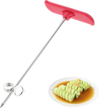 BESPORTBLE Edelstahl Spiralschneider Gem&uuml;se Spiralmesser Leicht und Tragbar Kreativer Gurken Karotten Schneidewerkzeug f&uuml;r Obst Gem&uuml;se Dekoration und Gesunde Sna