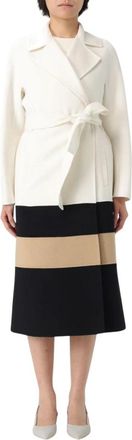 Max Mara Damen, M&auml;ntel, Wei&szlig;, MGr&ouml;&szlig;e