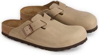 Birkenstock Mules &agrave; boucle en cuir