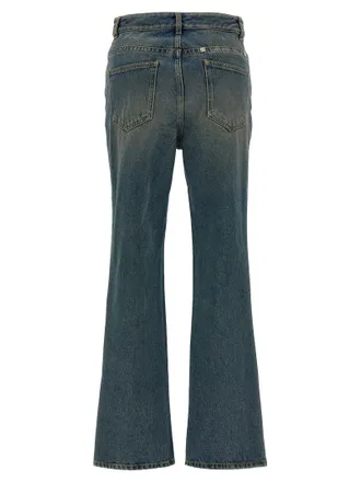 Givenchy Womens Blue Cotton Bootcut Jeans Clothing