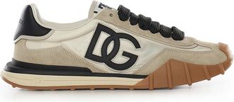 Dolce & Gabbana Homme, Chaussures, Multicolore, Taille: 42 1/2 EU Baskets Athl&eacute;tiques en Tissu