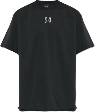 44 Label Group Homme, Tops, Noir, Taille: S T-shirt avec logo imprim&eacute;