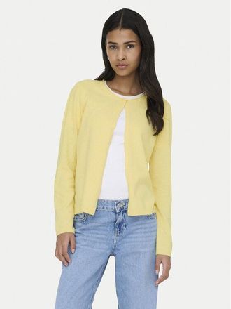 Only Strickjacke Loyal 15371151 Gelb Regular Fit