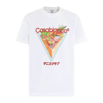 Casablanca Tennis Club Icon Stilvolle Herren - - Tops - Herren - Wei&szlig; - XL