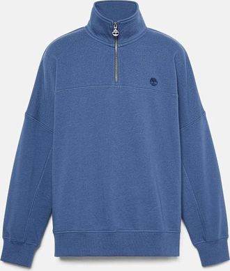 Timberland Viertelrei&szlig;verschluss-Sweatshirt f&uuml;r Herren in Dunkelblau, Herren, Blau, Gr&ouml;&szlig;e