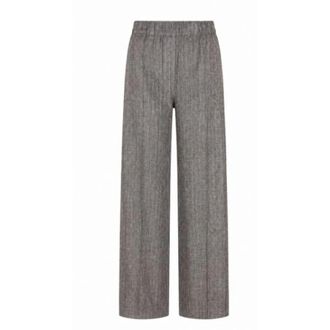 D.exterior Wide Hosen - - Trousers - Damen - Braun - XS