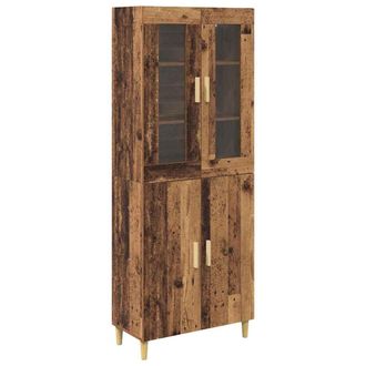 vidaXL Vidaxl Credenza Legno Vecchio 69,5 X 34 X 180 Cm